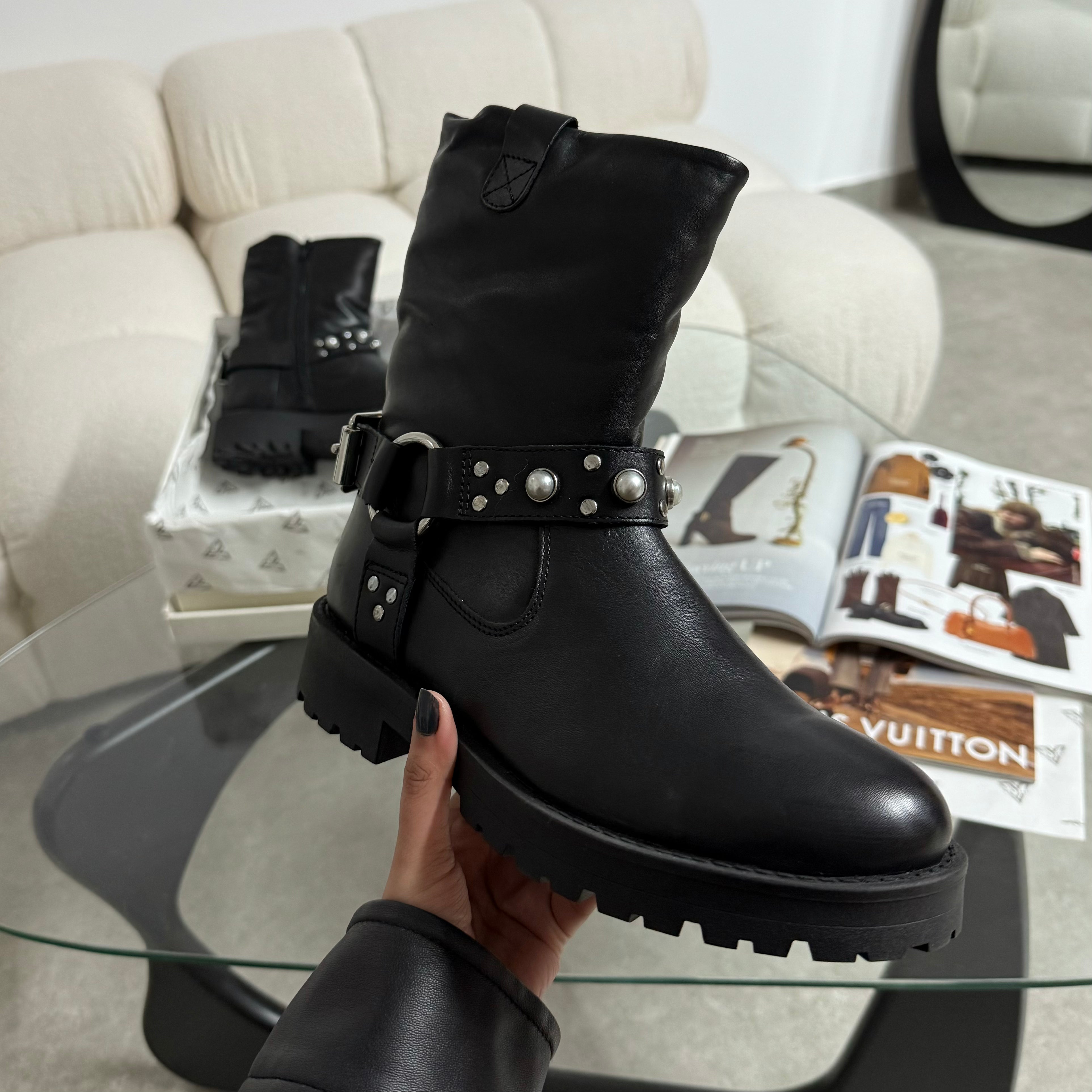 Biker jewel boots – Vectragi